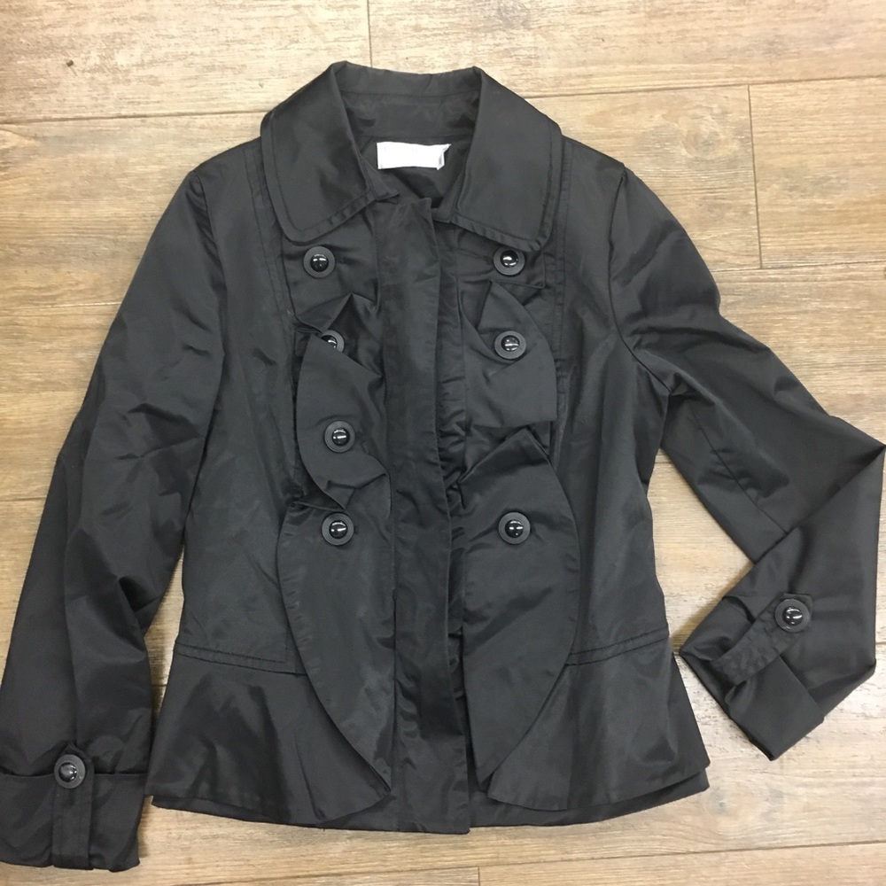 Venezia - Milano Italy Short Raincoat Jacket Xs - Gem